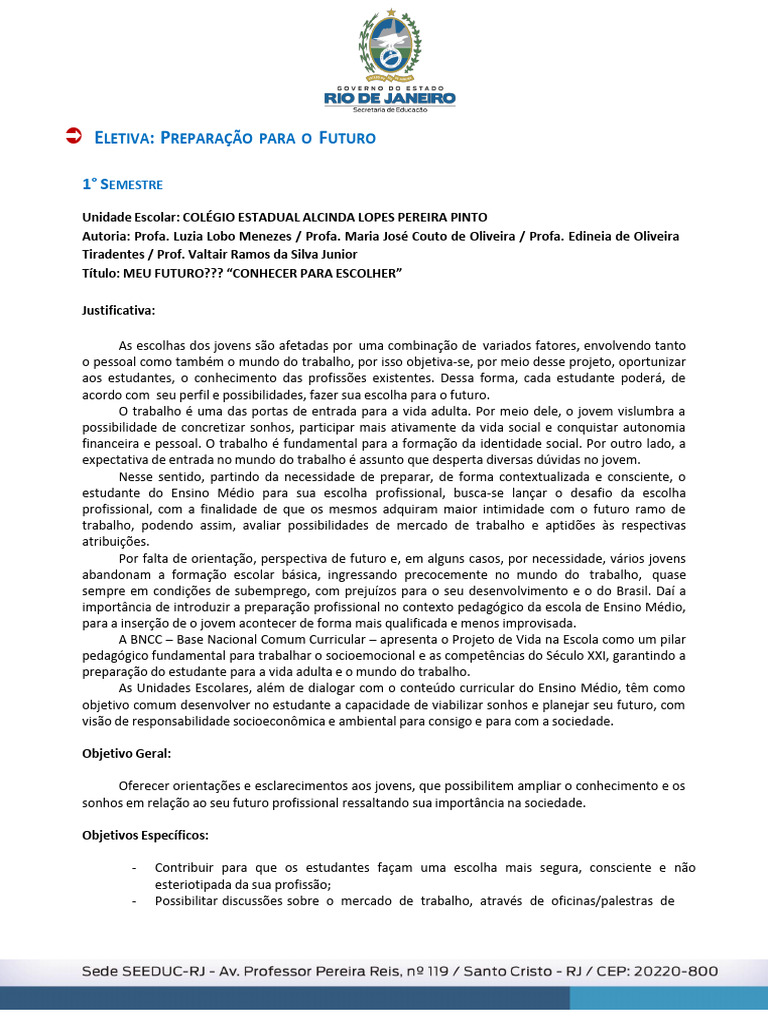 Catalogo Eletivas 2022 150 157 | PDF | Science