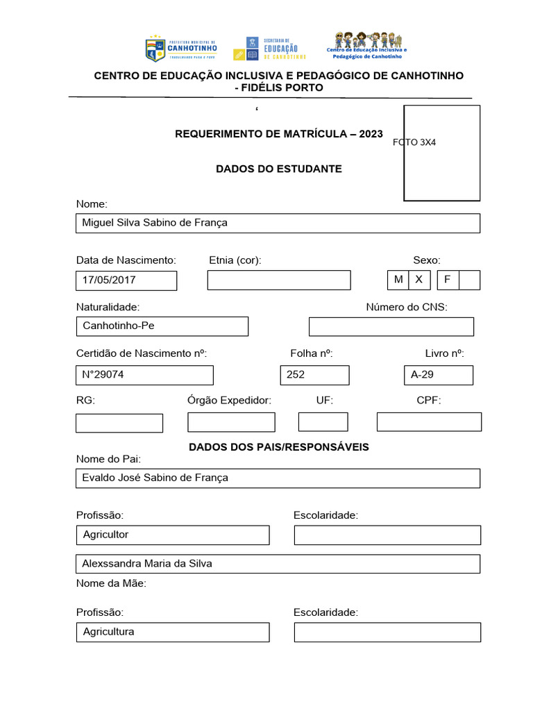 Cópia de MATRICULA COMPLETA 2024-1 | PDF | Inclusão (Educação) | Pedagogia