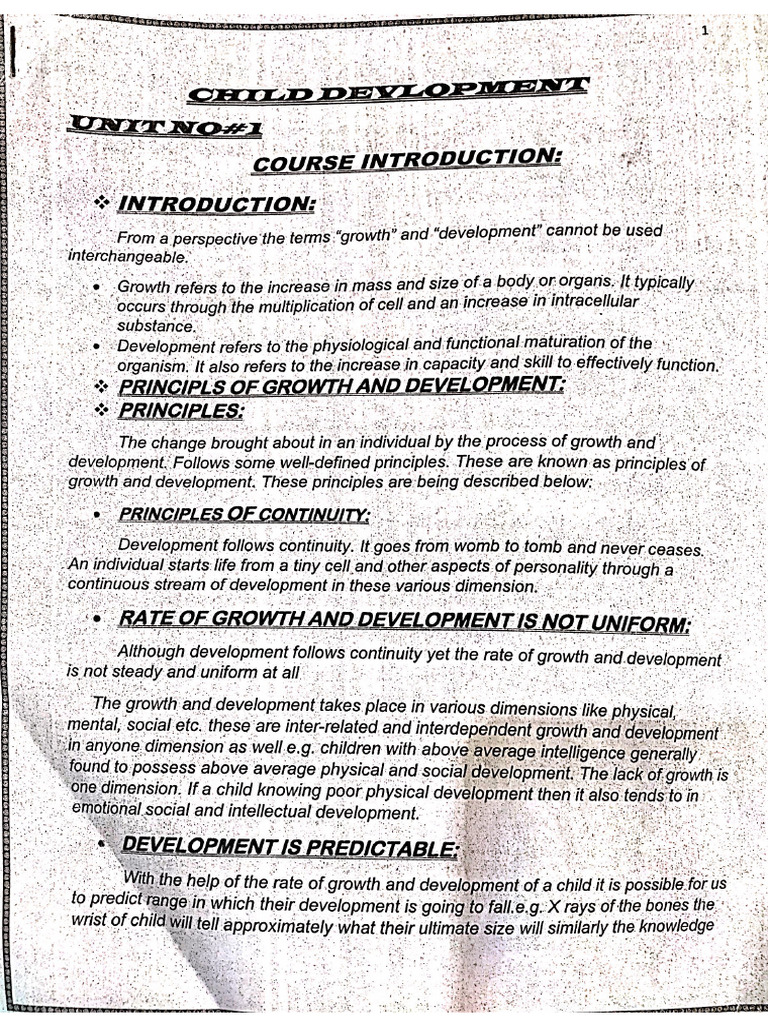 Child Development | PDF
