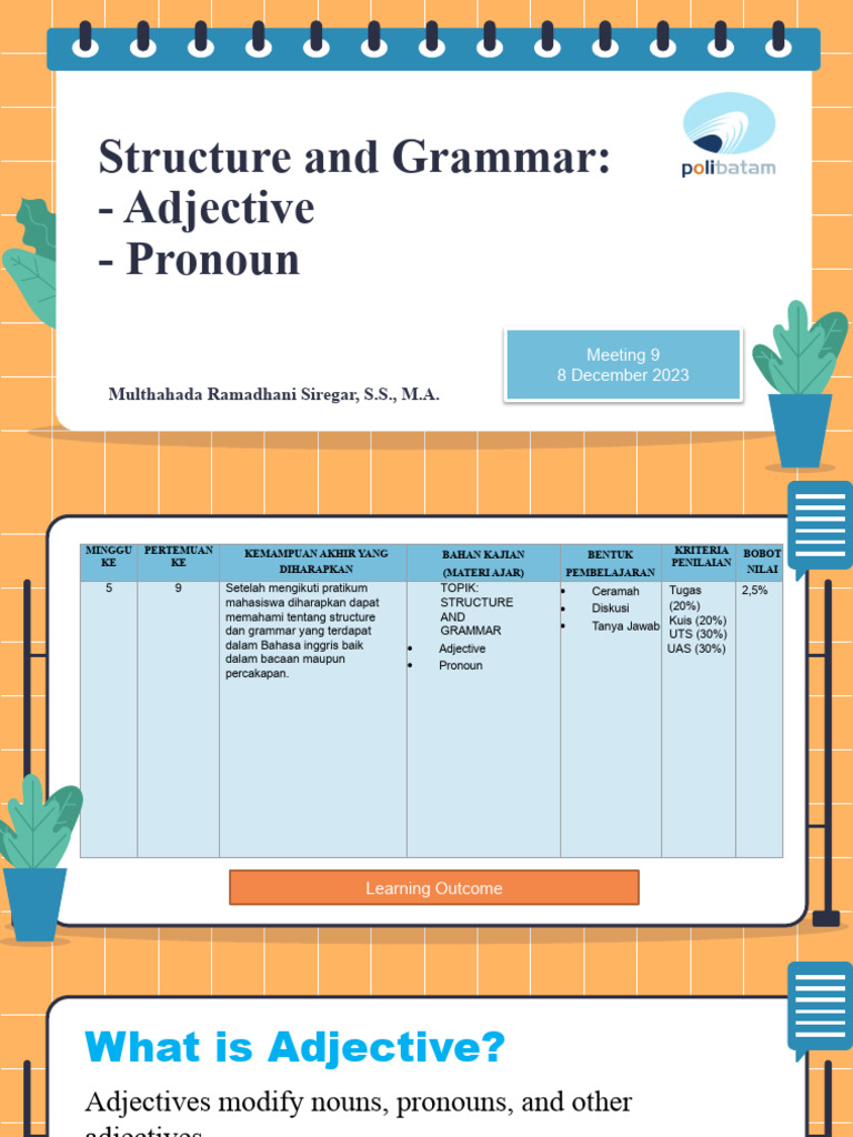 MT - Pronoun and Adjective | PDF | Planets | Planets In Astrology