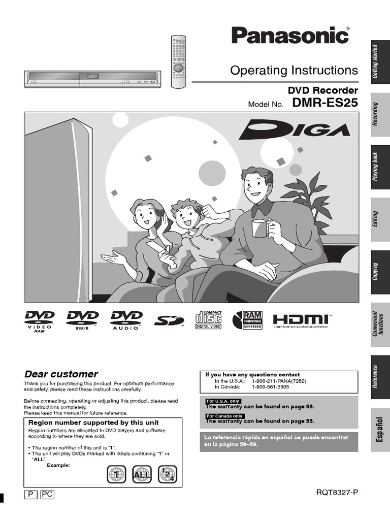 DMR Es25 | PDF | Compact Disc | Dvd