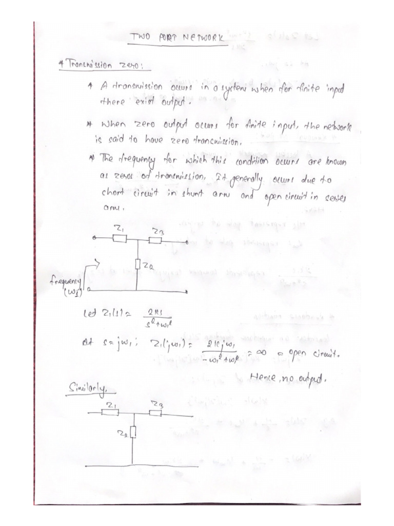 Two Port Network Pdf