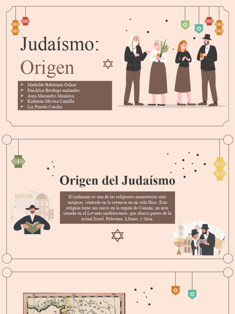 Origen Del Judaismo | PDF | Templo en jerusalén | Abrahán