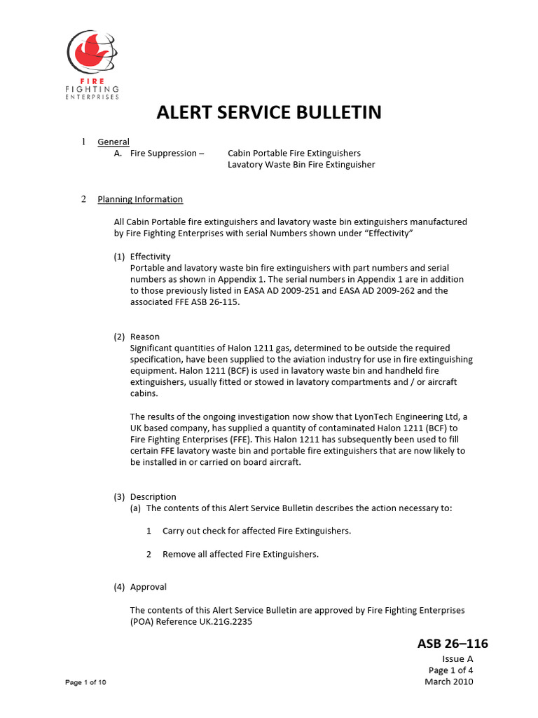 ASB 26 116 Mar2010 IssA | PDF | Safety