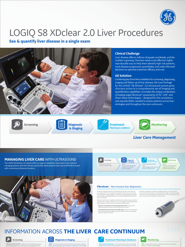 Ls8 Liver Sell Sheet 8pgr V7 Pdf Cirrhosis Medical Ultrasound