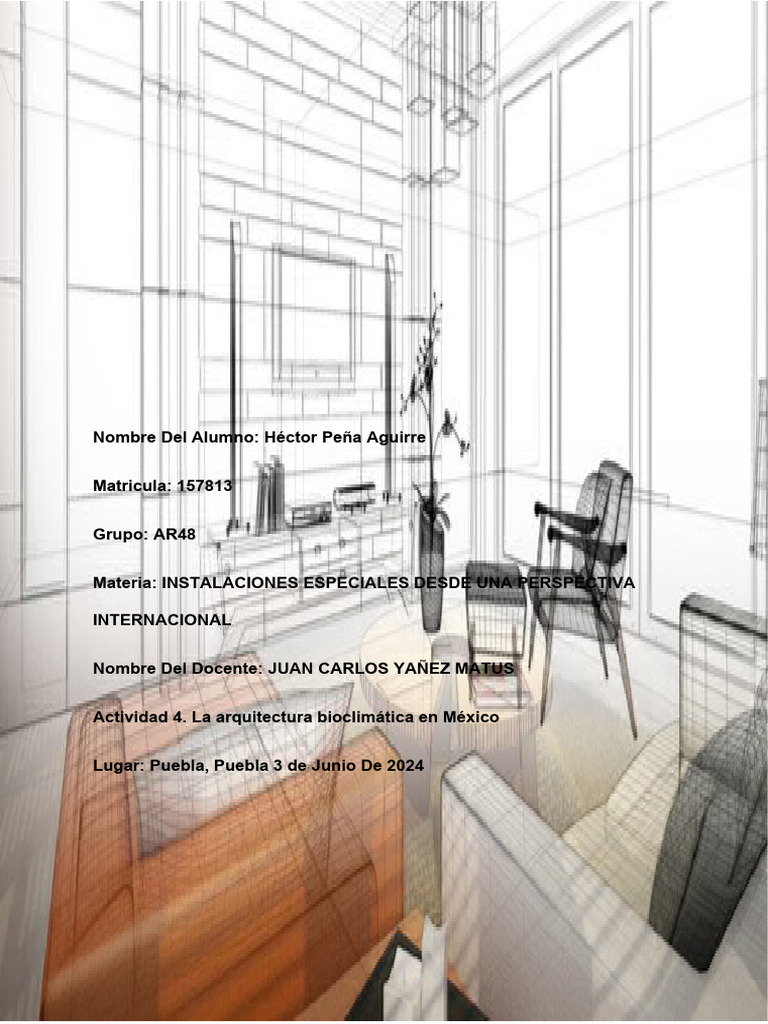 Actividad 4. La Arquitectura Bioclimática en México | PDF | Aire acondicionado | edificio