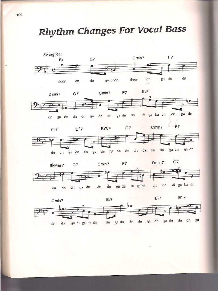 Walking Rhythm Changes 1 | PDF