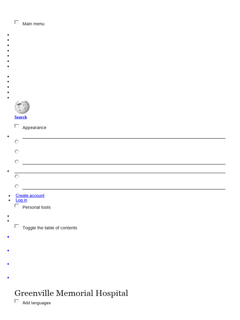 Greenville Memorial Hospital | Download Free PDF | Wikipedia | Health Care