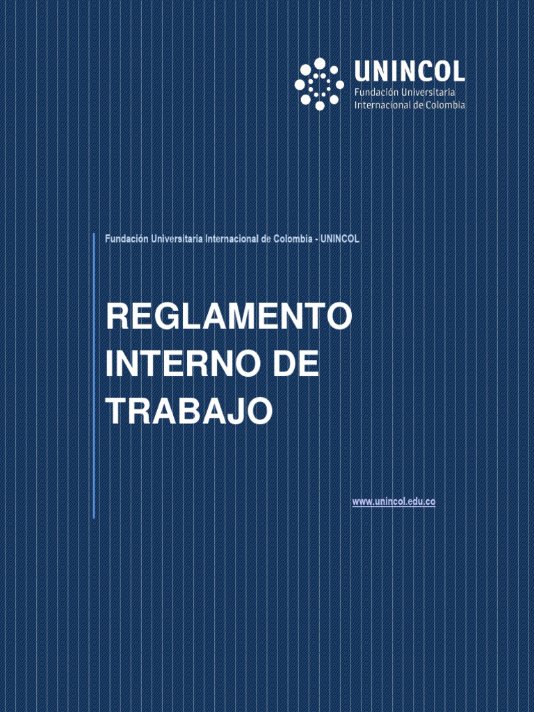 Reglamento Interno de Trabajo | PDF | Salario | Derecho laboral