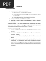 One-Person Transfer Competency Checklist | PDF
