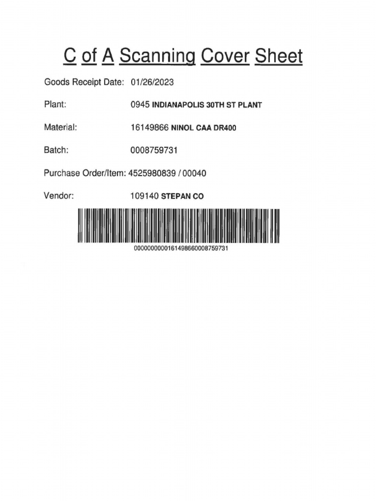 Coa Ninol Caa | PDF
