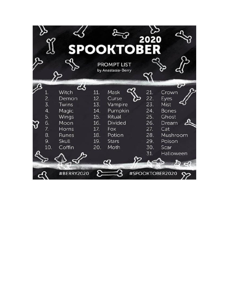 Spookytober 2020 | PDF