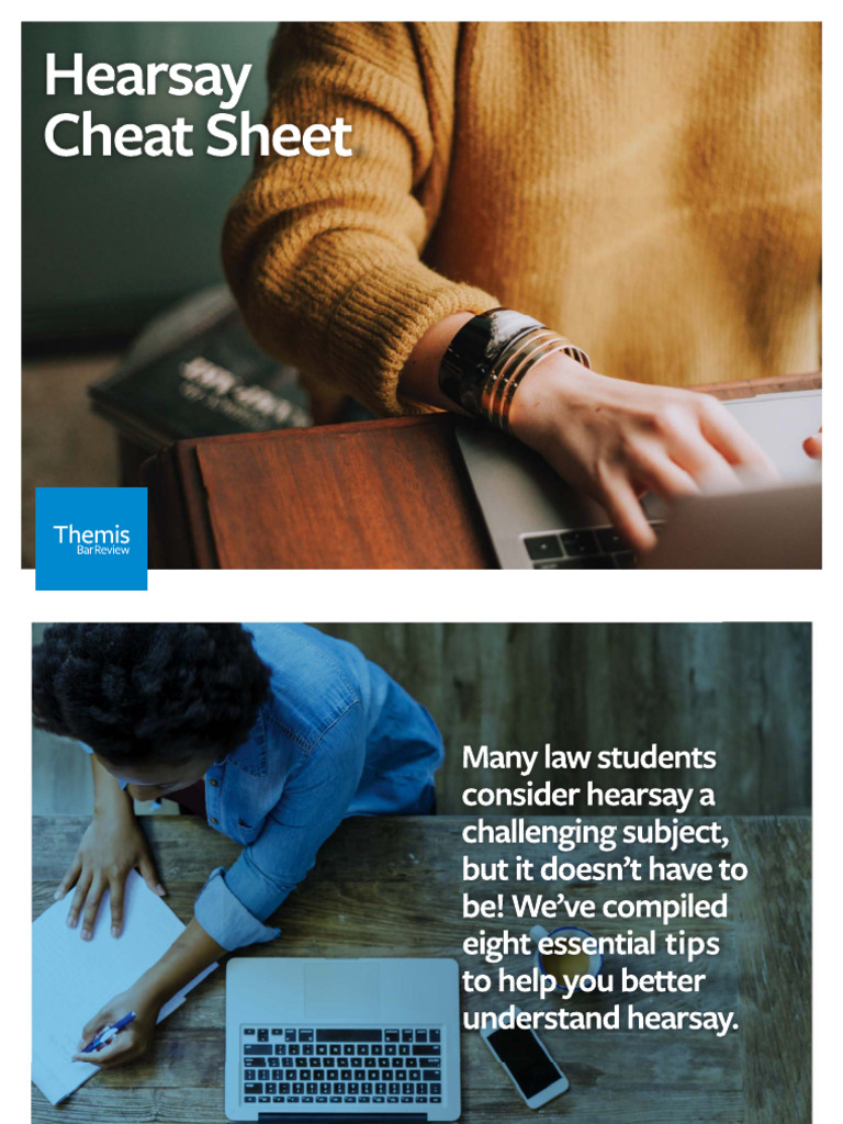 2L_3L_Hearsay_Cheat_Sheet | PDF