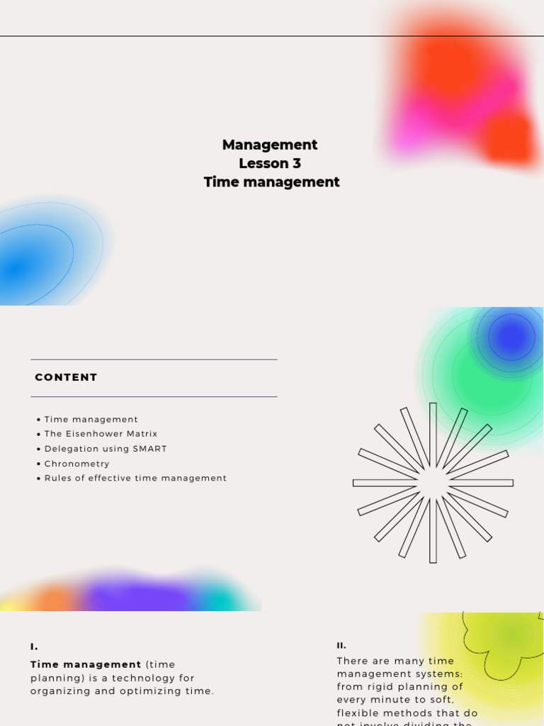 Time Management | PDF | Time Management | Professional Skills