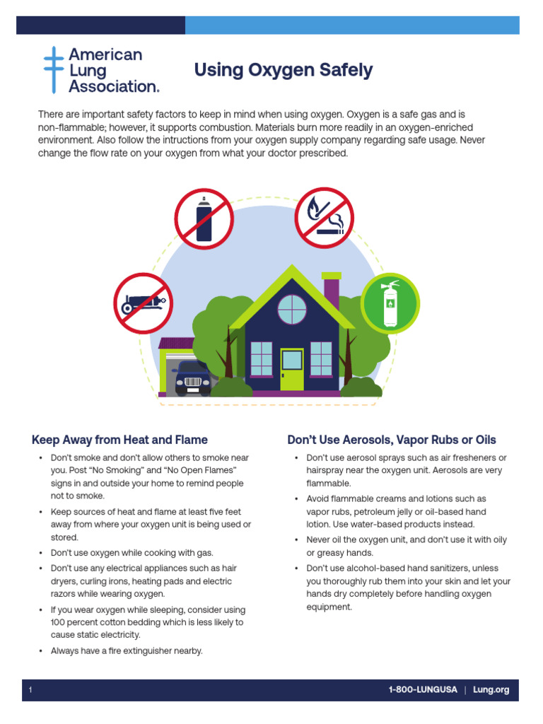 OX3 Using Oxygen Safely Option2 2020 v2 | PDF | Wellness