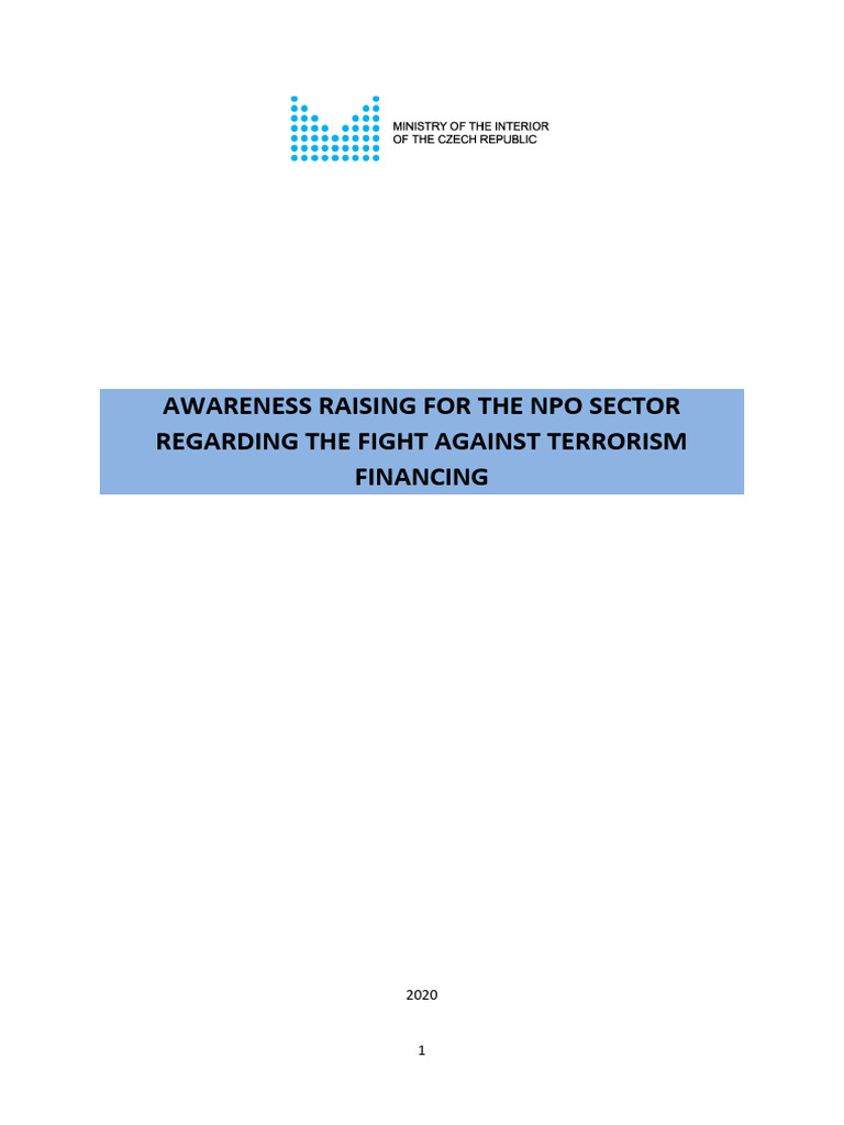 Awareness Raising For The NPO Sector Regarding The Fight Against ...