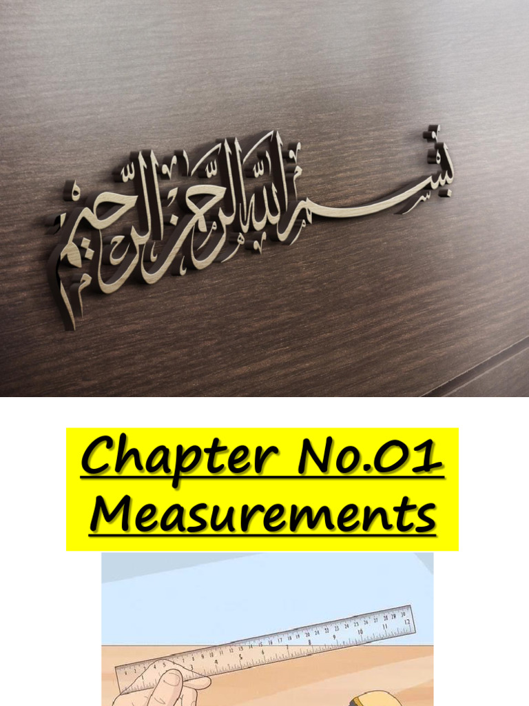 Chapter 1 Measurements-1 | PDF | Observational Error | Uncertainty
