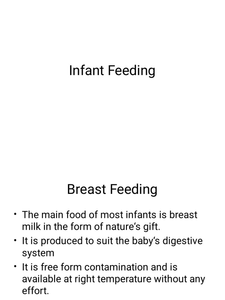 Infant Feeding Pdf Breastfeeding Breast Milk