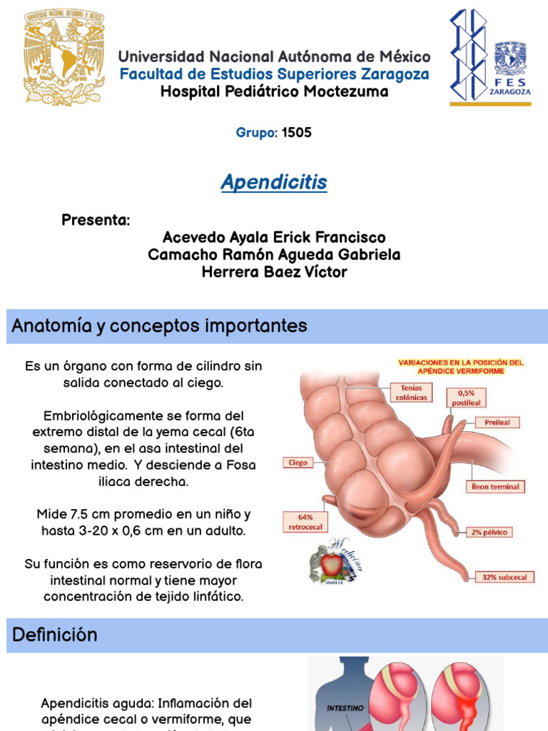 Apendicitis | PDF | Especialidades Medicas | Medicina CLINICA