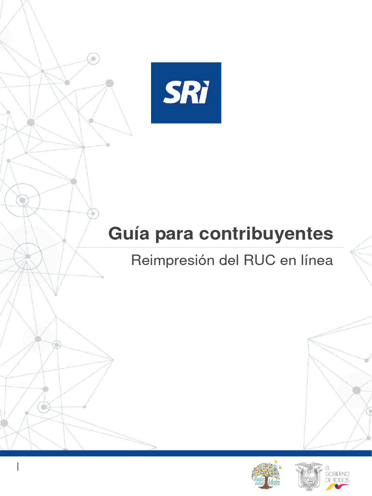 Guía para El Contribuyente - Reimpresión de RUC en Línea | PDF | Código ...