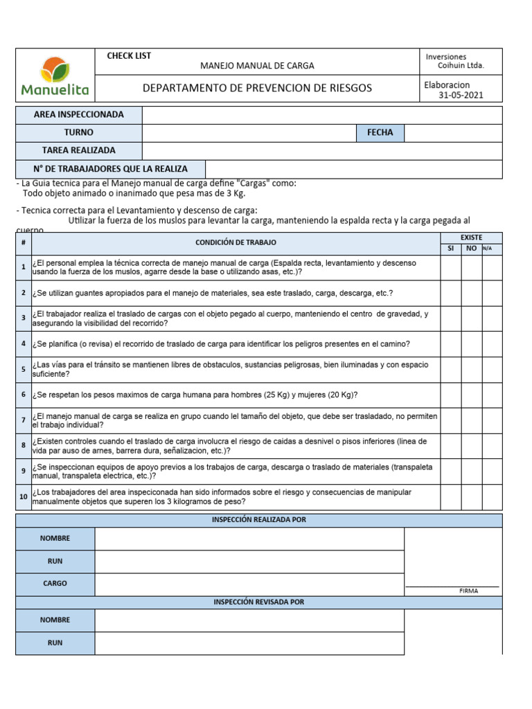 Check List - MMC | PDF