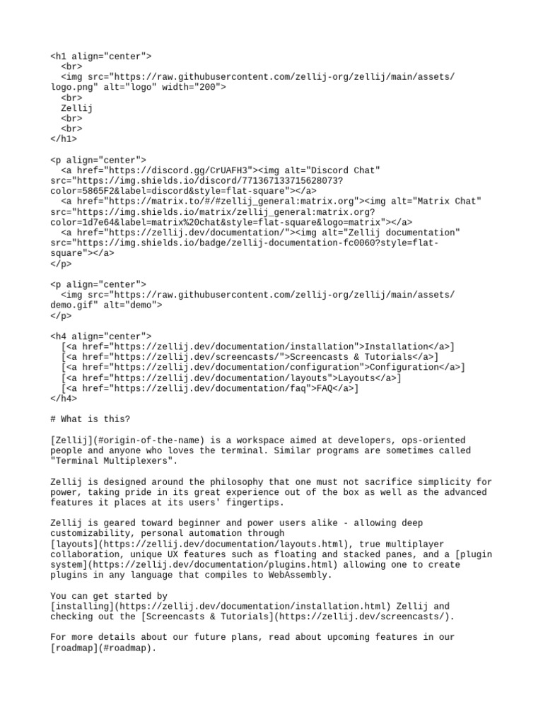 zellij | Download Free PDF | System Software | Computing
