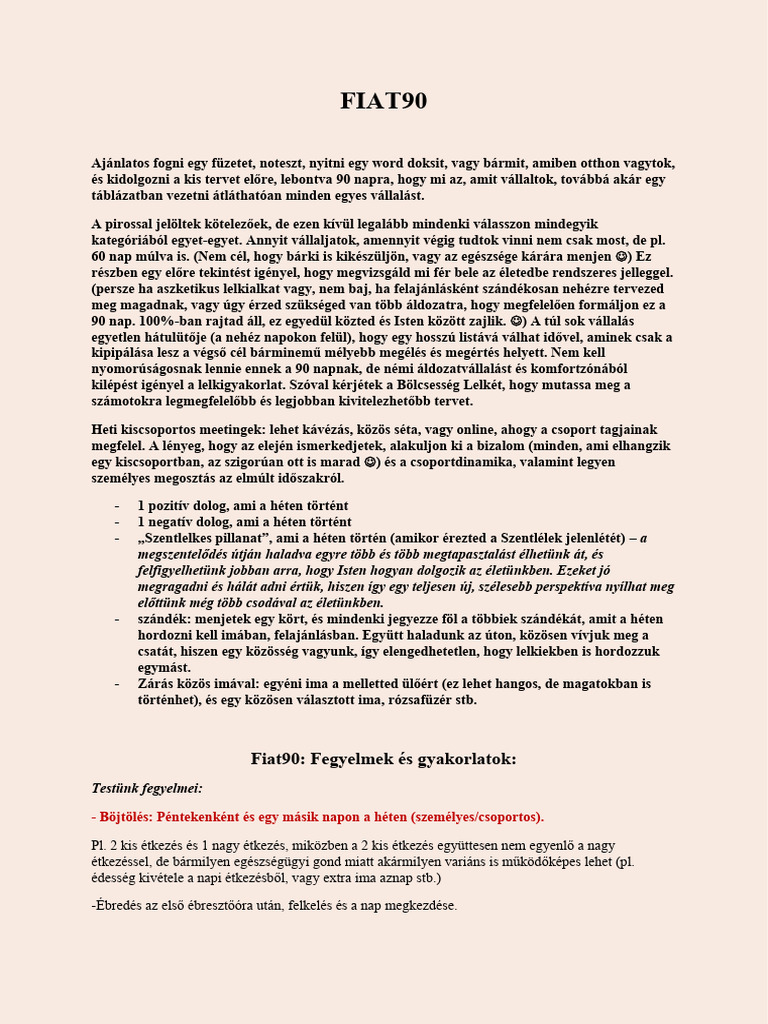 FIAT90 Magyar | PDF