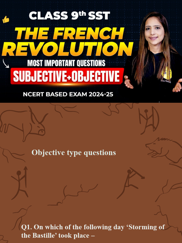 French Revolution Class IX Revision Quiz | PDF | Slavery | French ...