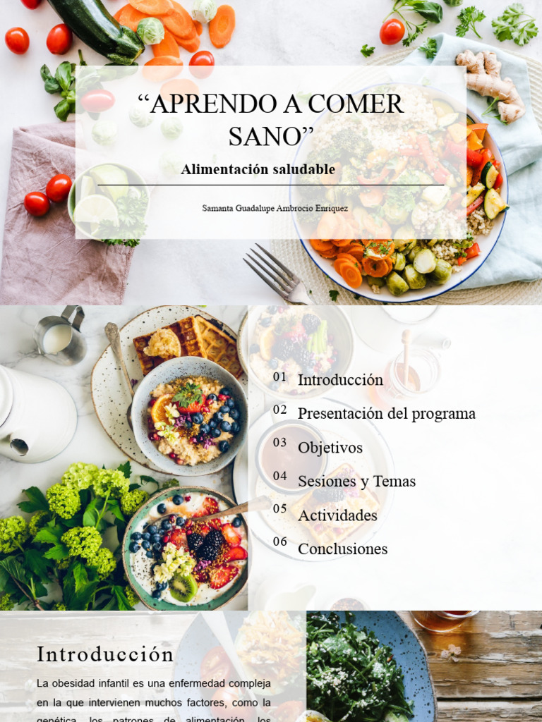 Diapositiva Del Programa de Orientacion Alimentos Saludables. - 013407 ...