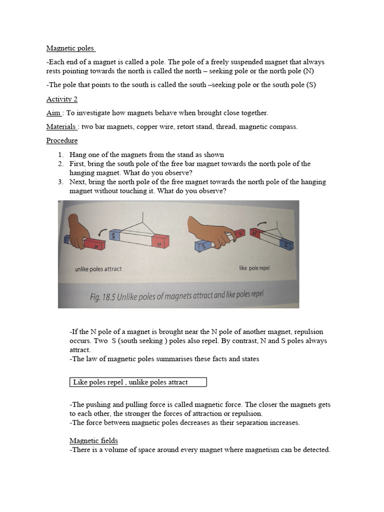 Magnetic_poles-1 | Download Free PDF | Magnet | Magnetism
