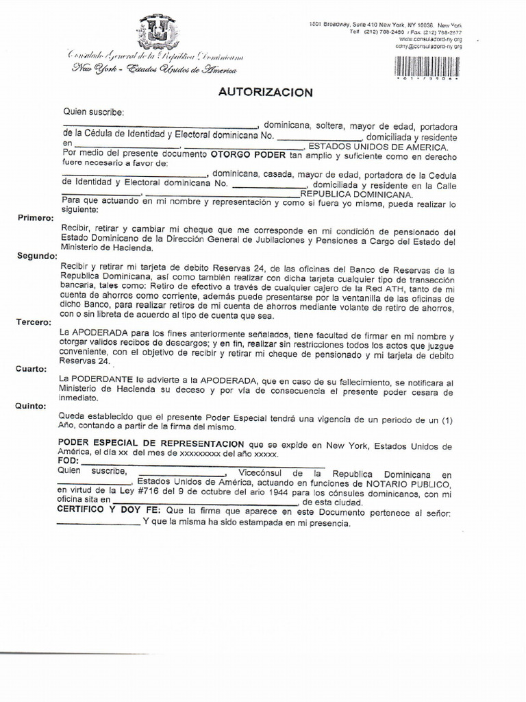 Modelo de Poder Consular | PDF