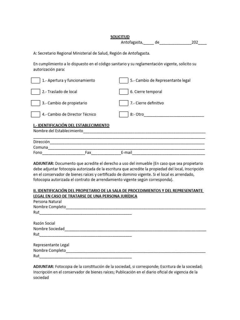 SOLICITUD | PDF | Propiedad | Documento de identidad