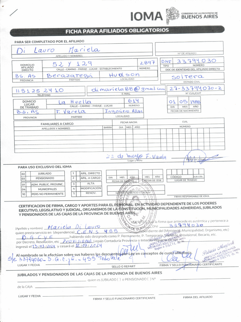 Planilla DI LauroMariela | PDF