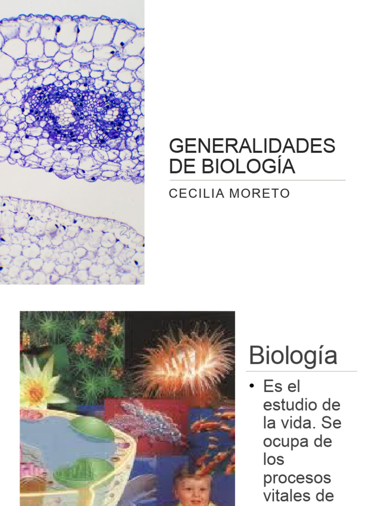 Generalidades de Biología | PDF | Biología Celular) | Biomoléculas