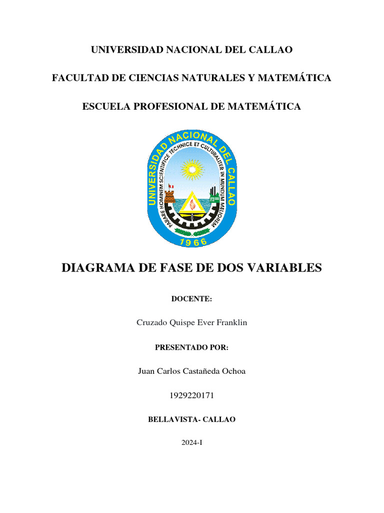 Diagrama de Fase de Dos Variables (Autoguardado) | PDF | Ecuaciones ...