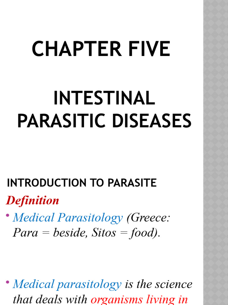 Chapter 5 (Intestinal Parasites) | PDF | Parasitism | Medical Specialties