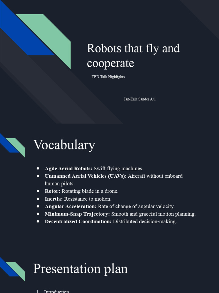 Robots That Fly and Cooperate | PDF