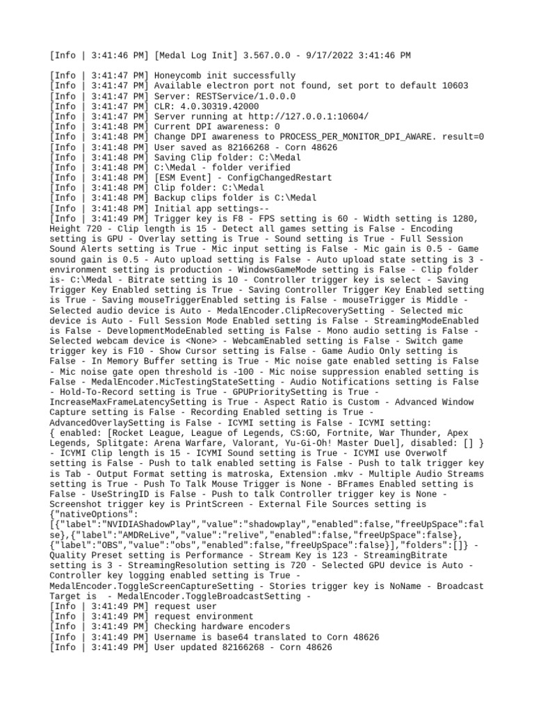 Medal Log 20220917 | PDF | Headphones | Computing