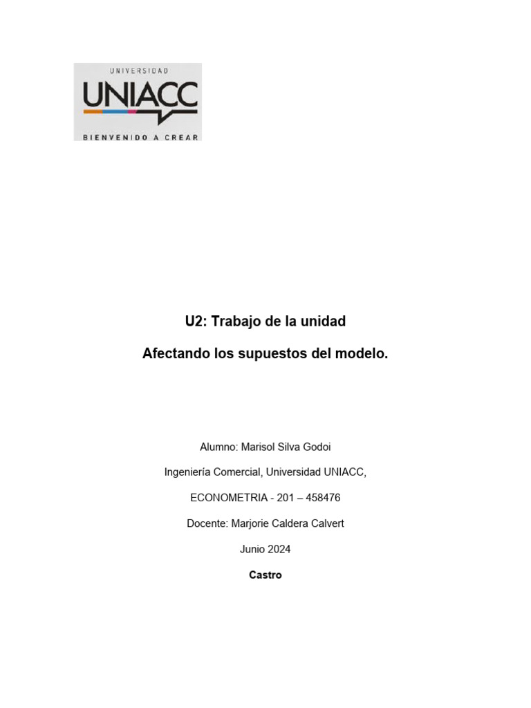 Trabajo 2 Marisol Silva | PDF | Business | Cliente