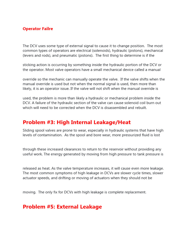 Operateor Issues | PDF