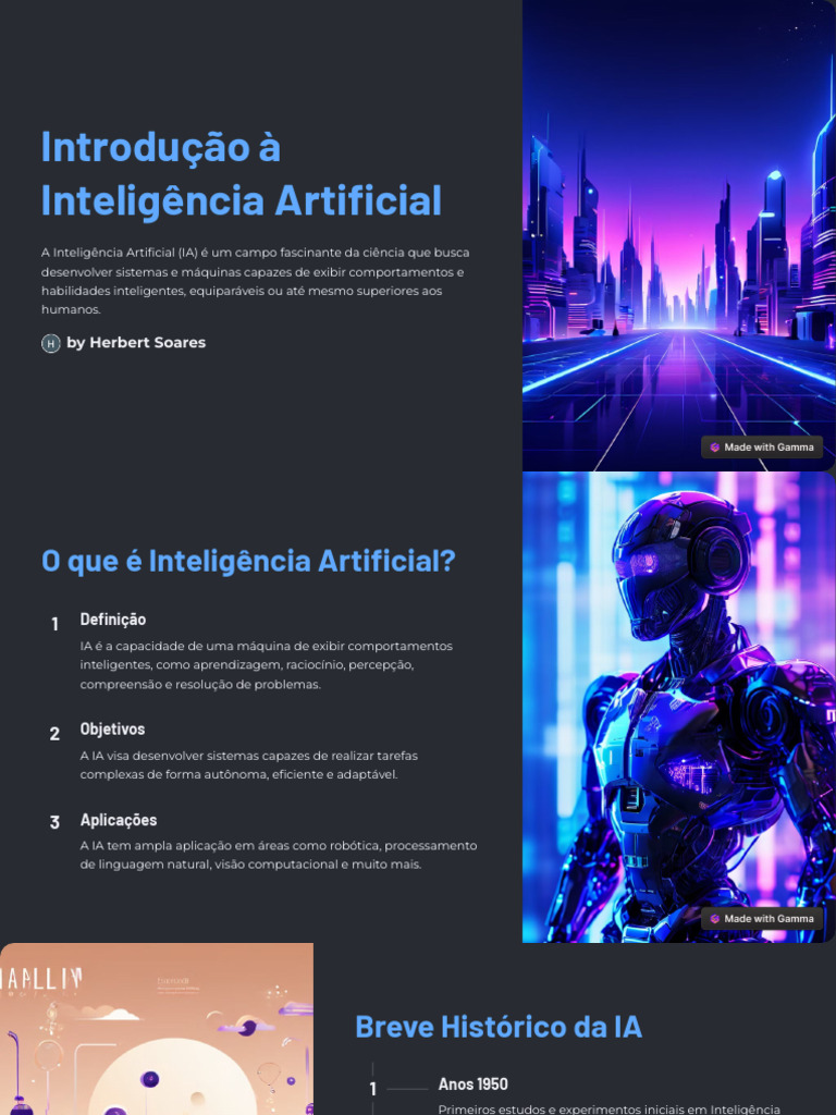Introdução à Ia Conceitos E Desafios Pdf Inteligência Artificial