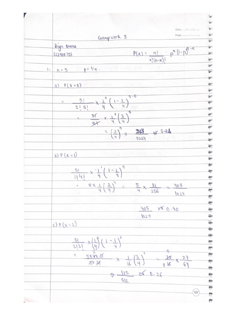Group Work 5 | PDF