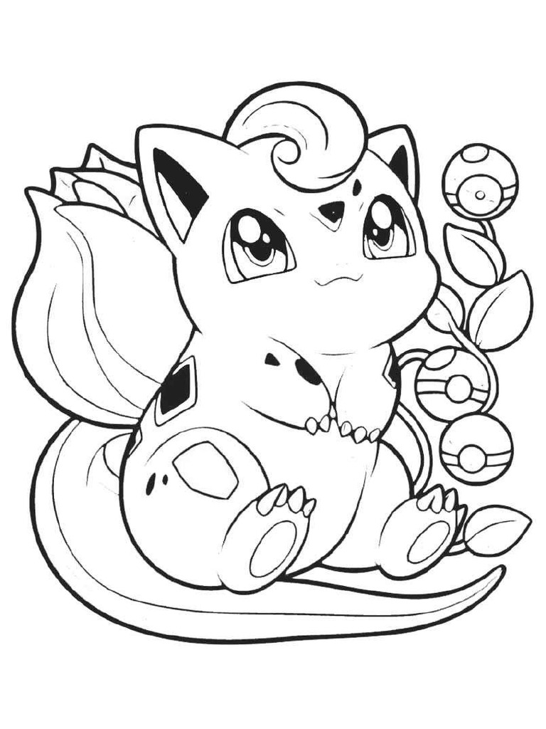 Bulbasaur Pokemon Do Druku | PDF