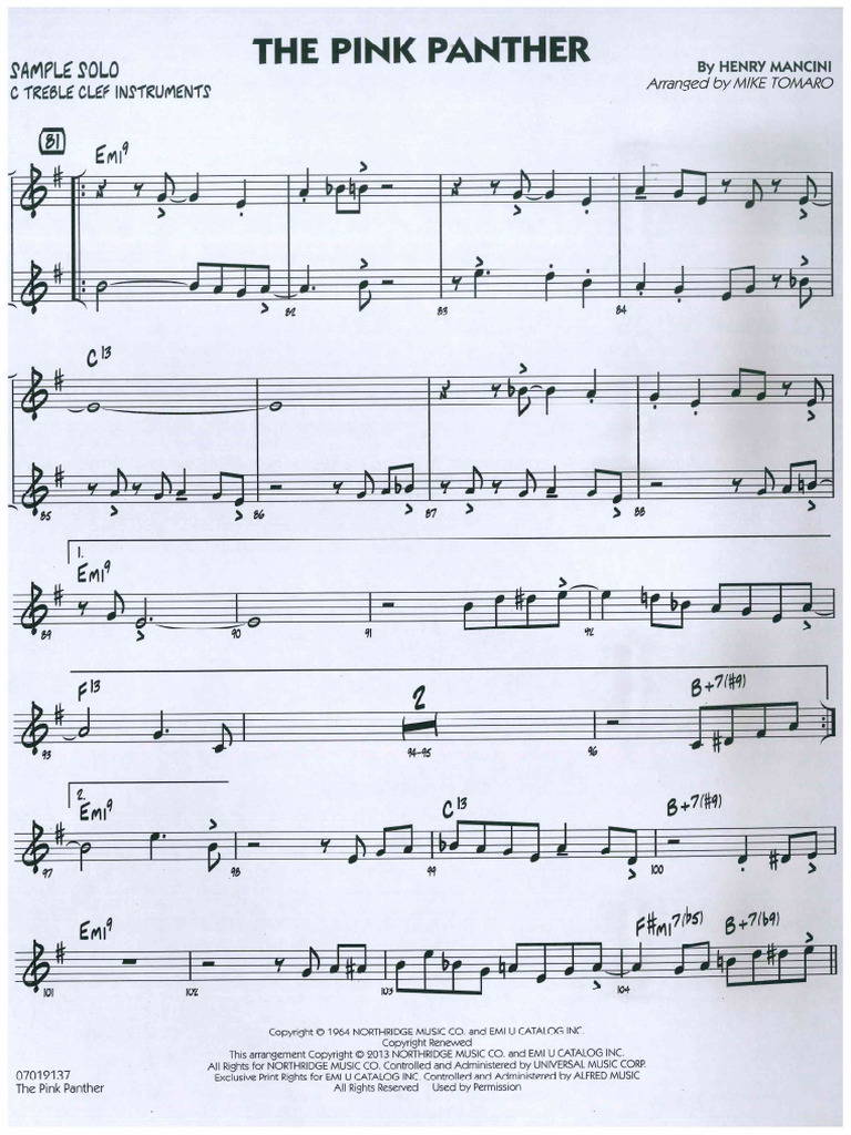 Pink P Sample Solo | PDF