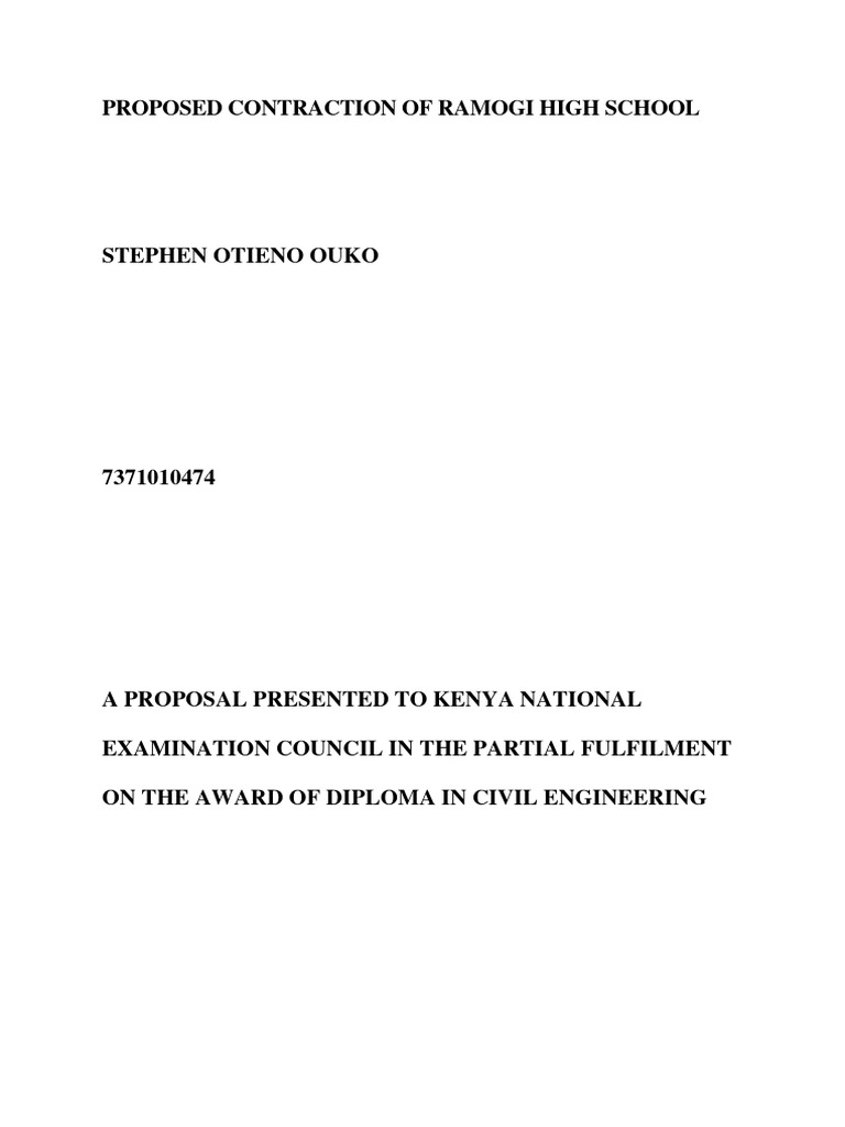 Abstract Stephen Otieno Ouko | PDF | Surveying | Engineering