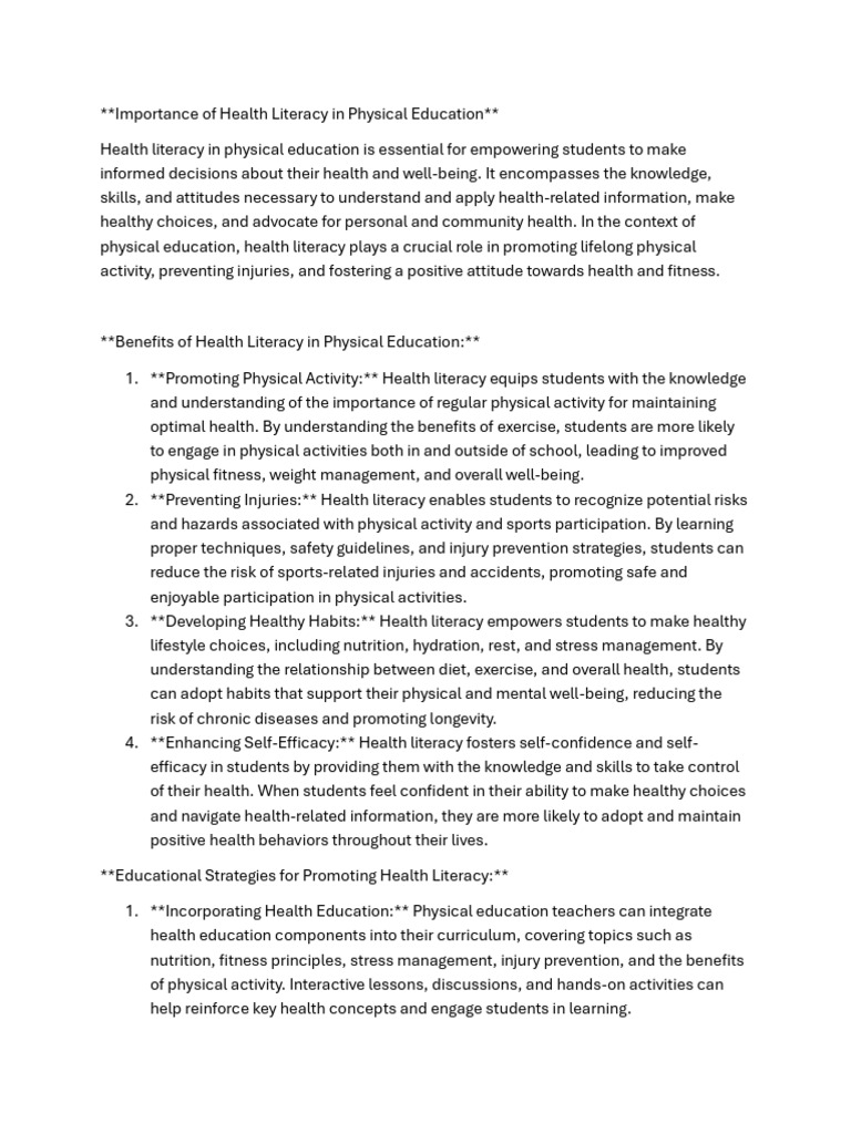 Document | PDF | Physical Education | Physical Fitness