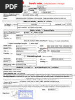 Ordre de Transfert | PDF