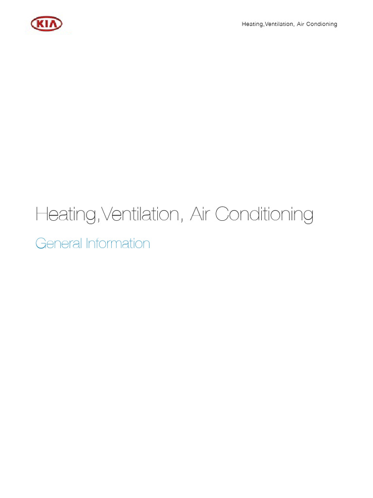 Heating Ventilation Airconditioning | PDF | Air Conditioning | Electrical Resistance And Conductance