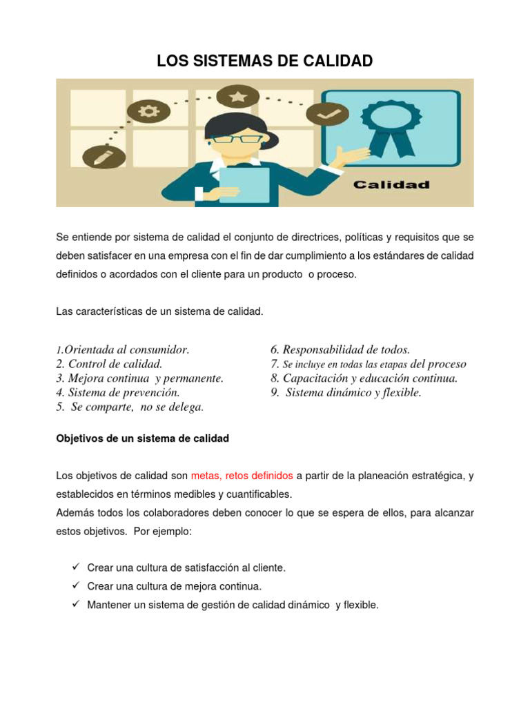 Los Sistemas de Calidad--12+_230502_133947 | Descargar gratis PDF | Calidad (comercial ...