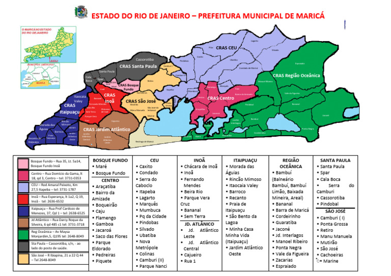 Mapa CRAS Atualizado Tam. A4 | PDF